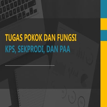 tugas KPS, sekprodi, dan paa di perkuliahan | PPT
