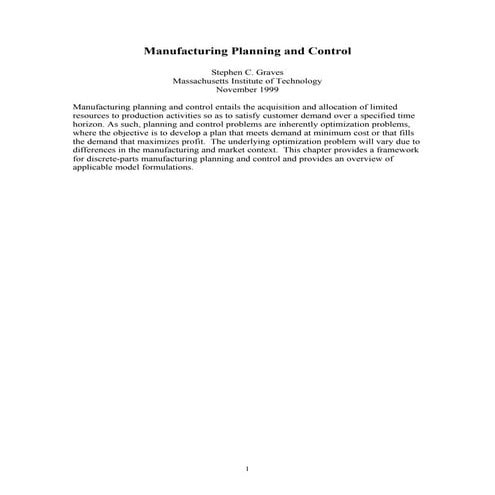 Manufacturing Strategy at TI Cycles-1 | DOCX