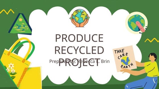 Recycling for 3rd Graders | PDF