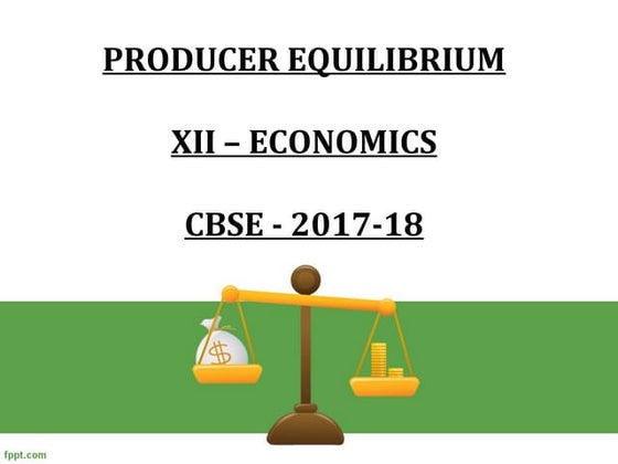 Consumer Equilibrium Class XI CBSE | PPTX