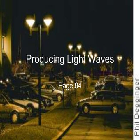 Producing Light Waves | PPSX