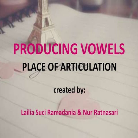 Producing vowels | PPTX