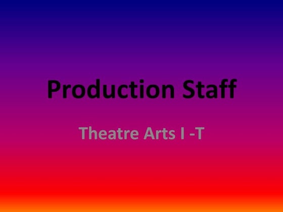 Scenic Design Chapter 15 | PPT | Theater | Fine Art