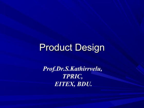 Product design | PPT
