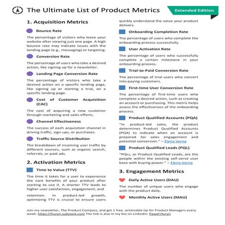 Product Metrics | PDF