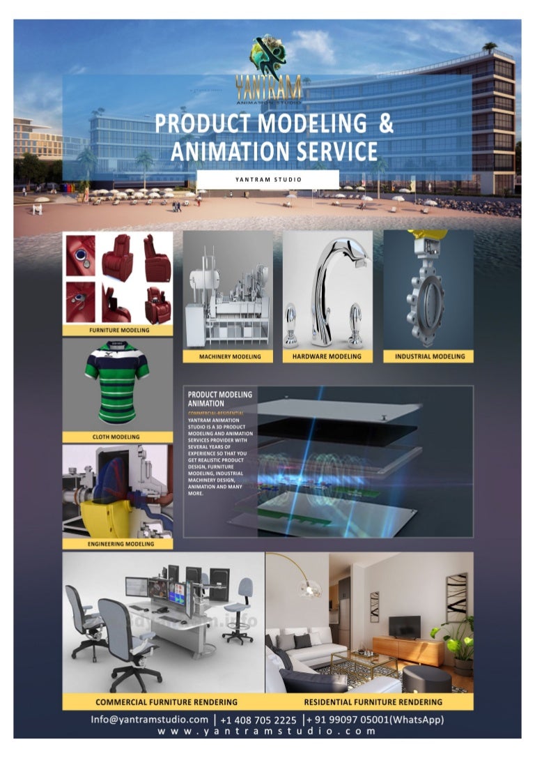 3D Product modeling Animation Studio