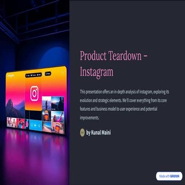 Instagram's Product Secrets Unveiled with this PPT | PDF