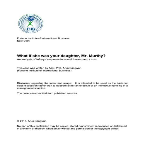 Phaneesh murthy case presentation | PPTX
