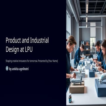 Product and Industrial Design at LPU.pptx