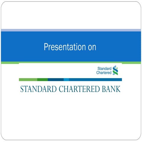 Product and Operation Management Presentation on Standard chartered ...