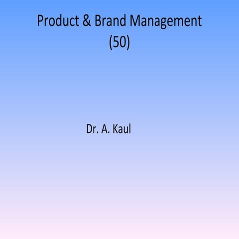 Product_Brand_Management | PPT