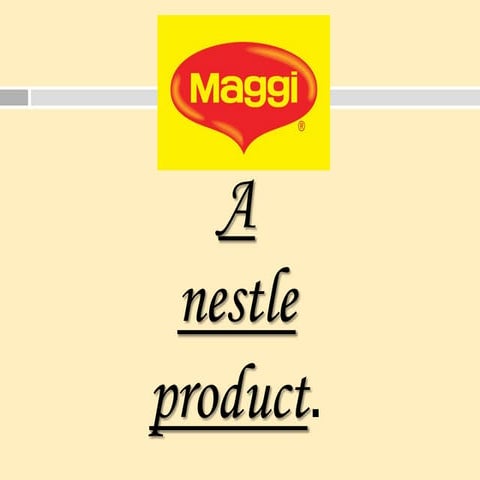 1. maggi the-product-life-cycle | PPT