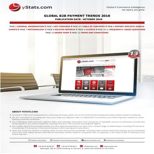 Product Brochure: Global B2B Payment Trends 2018 | PDF