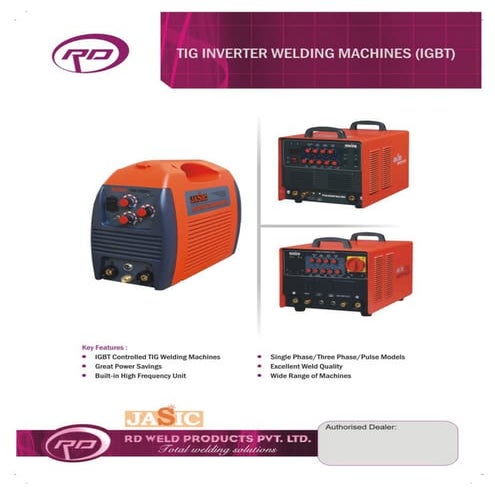 Product brochure of tig inverter welding machine 6 | PDF