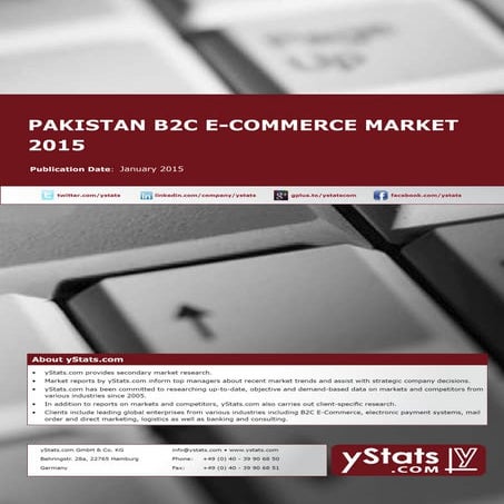 Great Boom in E-commerce sector Pakistan | PPTX