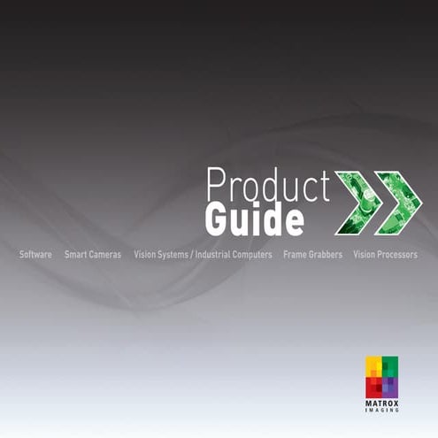 Каталог продукции Matrox Imaging | PDF