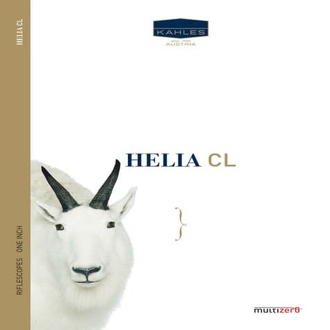 Product catalog KAHLES Helia CL | Optics Trade | 2005 | PDF