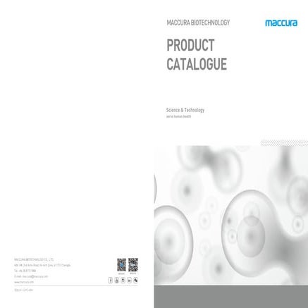 Whole Product Catalogue-Maccura Biotechnology | PDF
