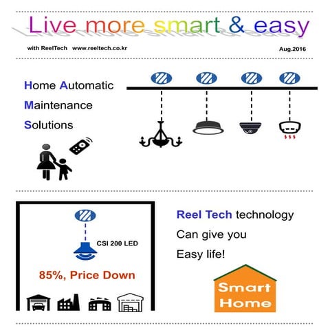 Smart Home with Reel Tech Technology (Remote Light Lifters) | PDF