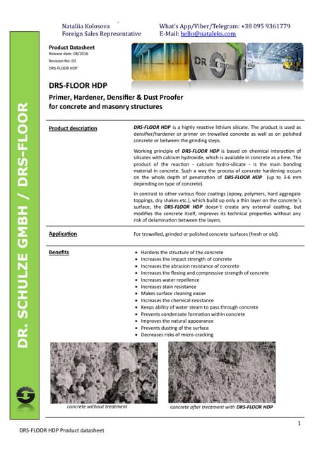 Product datasheet drs floor sr en v02 | PDF