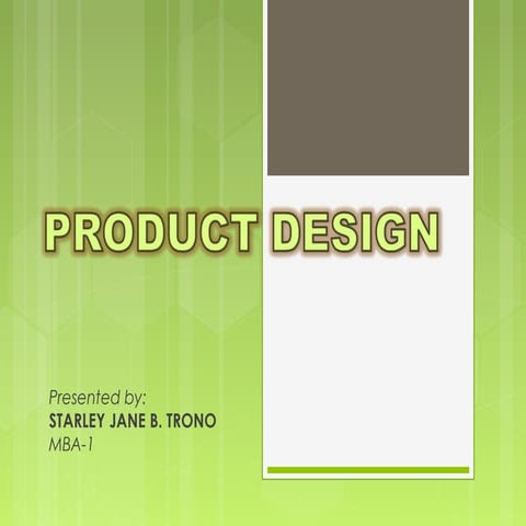 Product design | PPT