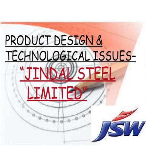 Product Design - JSW | PPT