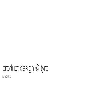 Product Design @ Tyro Payments | PPT