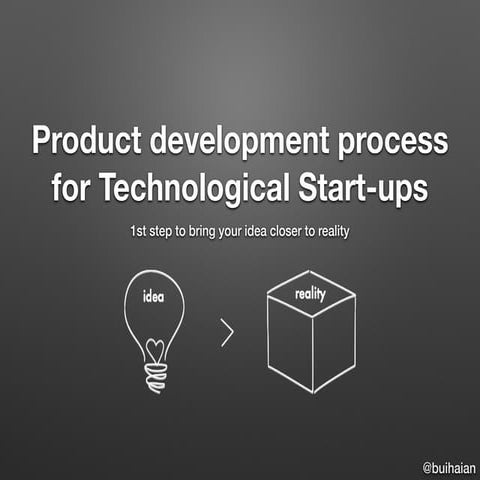 Product development - From Idea to Reality - VYE Leader Talk | PDF