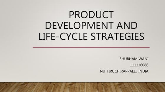 STAGES OF NEW Product Development | PPTX