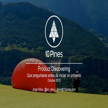 Descubrimiento de Producto (Inception, Product Discovery) | PDF