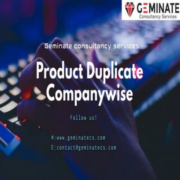 Product Duplication Companywise | PDF