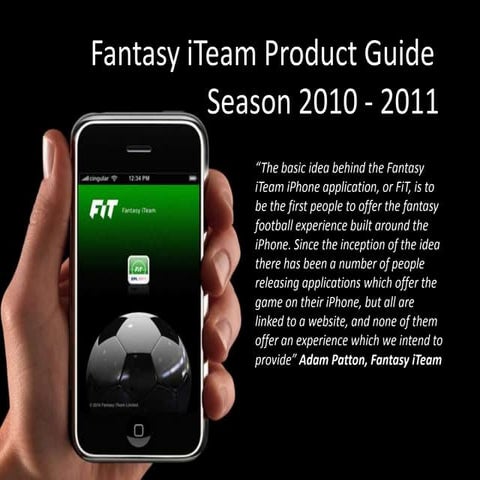 Fantasy iTeam EPL 10/11 | PPTX