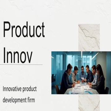 Your Partner in Innovative Creation - Product Innov | PDF