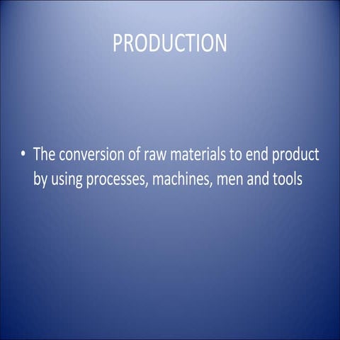 Production | PPT