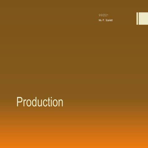 Production | PPTX