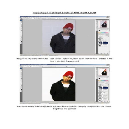 Magazine front cover screenshot powerpoint | PPTX