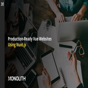 Production Ready Vue Apps With Nuxtjs 