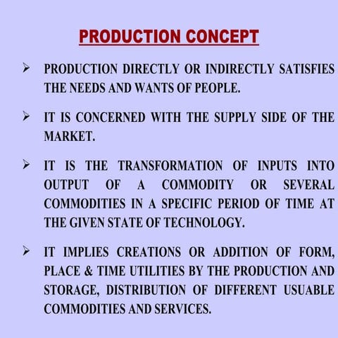 Production 1 | PPT