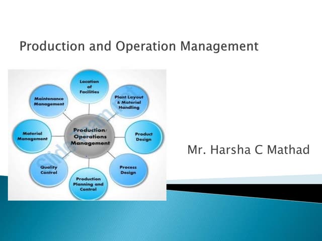 6. process selection and facility layout | PPT