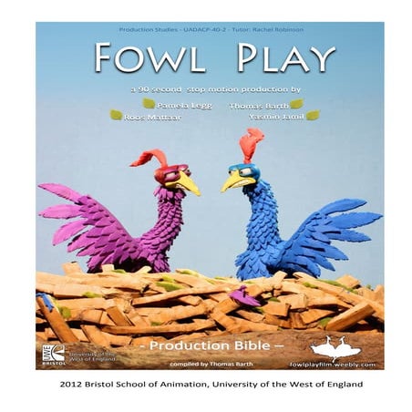 Production bible fowl_play | PDF