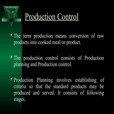 Production control | PPT