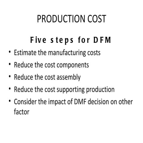 Production cost | PPT
