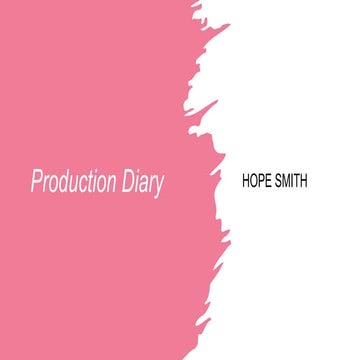 production diary | PPT