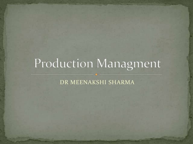 4.types of manufacturing system and layouts | PPTX