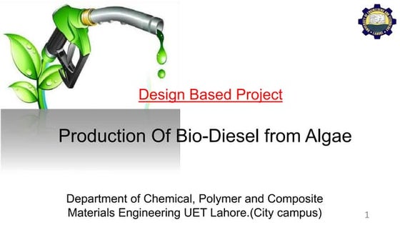 Production of Biodiesel | PPT