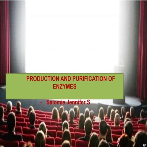 production of enzyme in industrial enzymology | PPTX