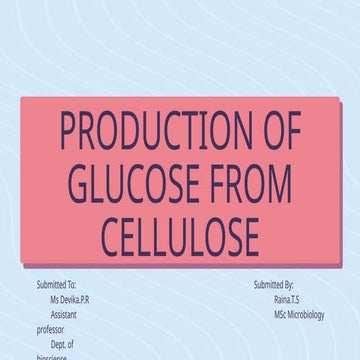 production of glucose from cellulose.pptx