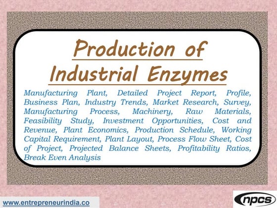 Industrial enzyme production | PDF