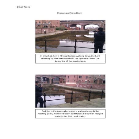 Production photo diary | DOCX