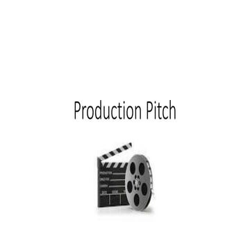 Production pitch | PPTX | Romance | Genres